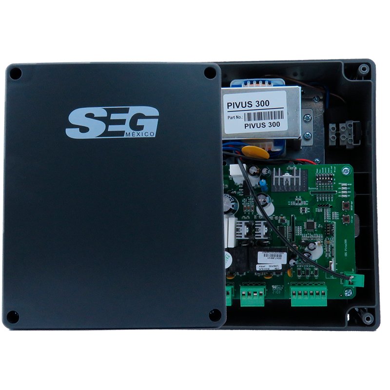 CENTRAL DE COMANDO DOBLE 24V PIVUS 300 CON CAJA – NODO Puertas Automáticas