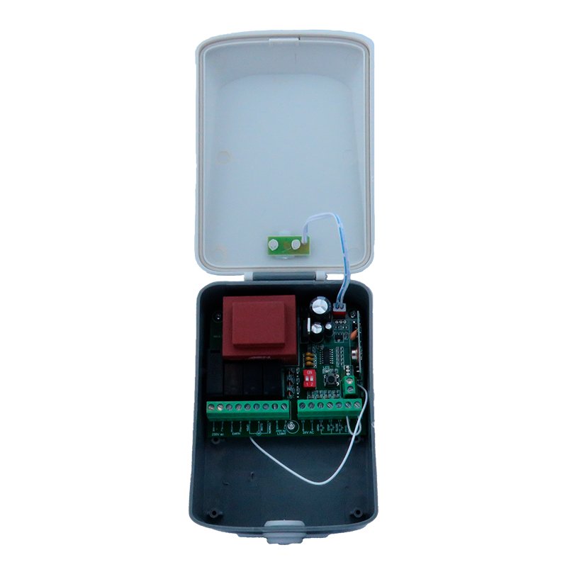 CENTRAL DE COMANDO SENCILLA P/CORTINA ENROLLABLE – NODO Puertas Automáticas
