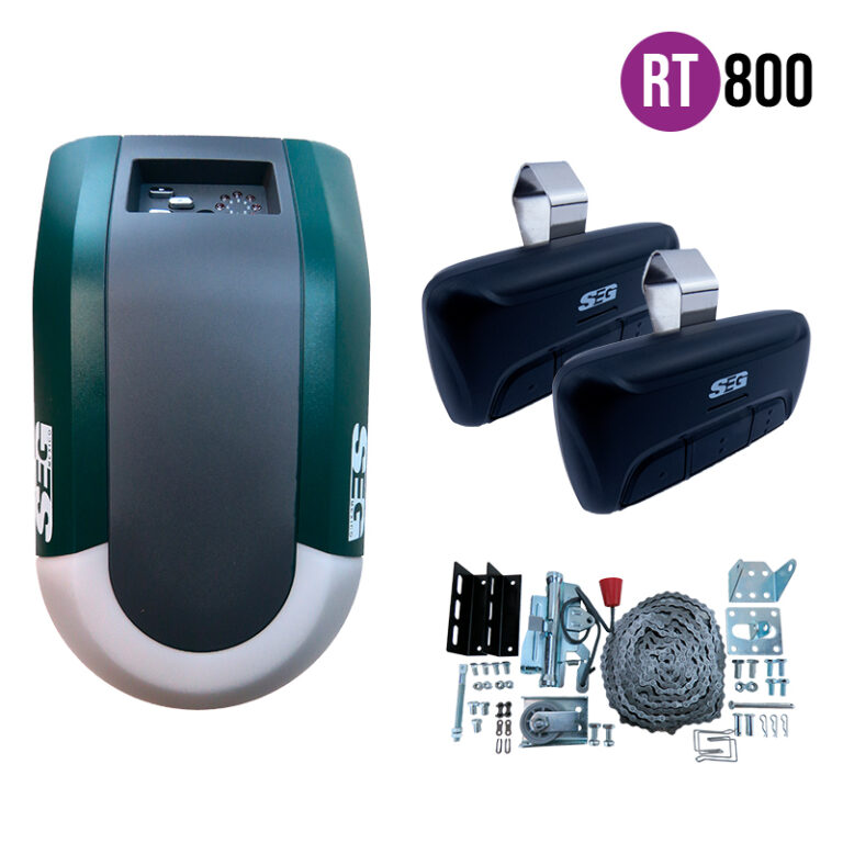 MOTOR DE CADENA RT800 PARA RIEL TIPO “T” – NODO Puertas Automáticas