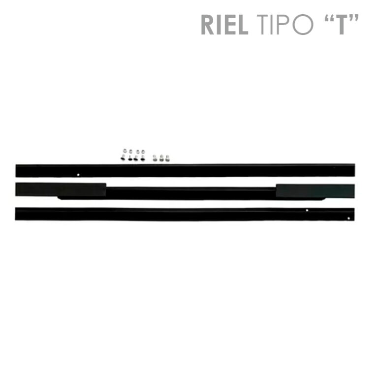 RIEL TIPO T DE 3 MTS PARA MOTORES DE CADENA – NODO Puertas Automáticas